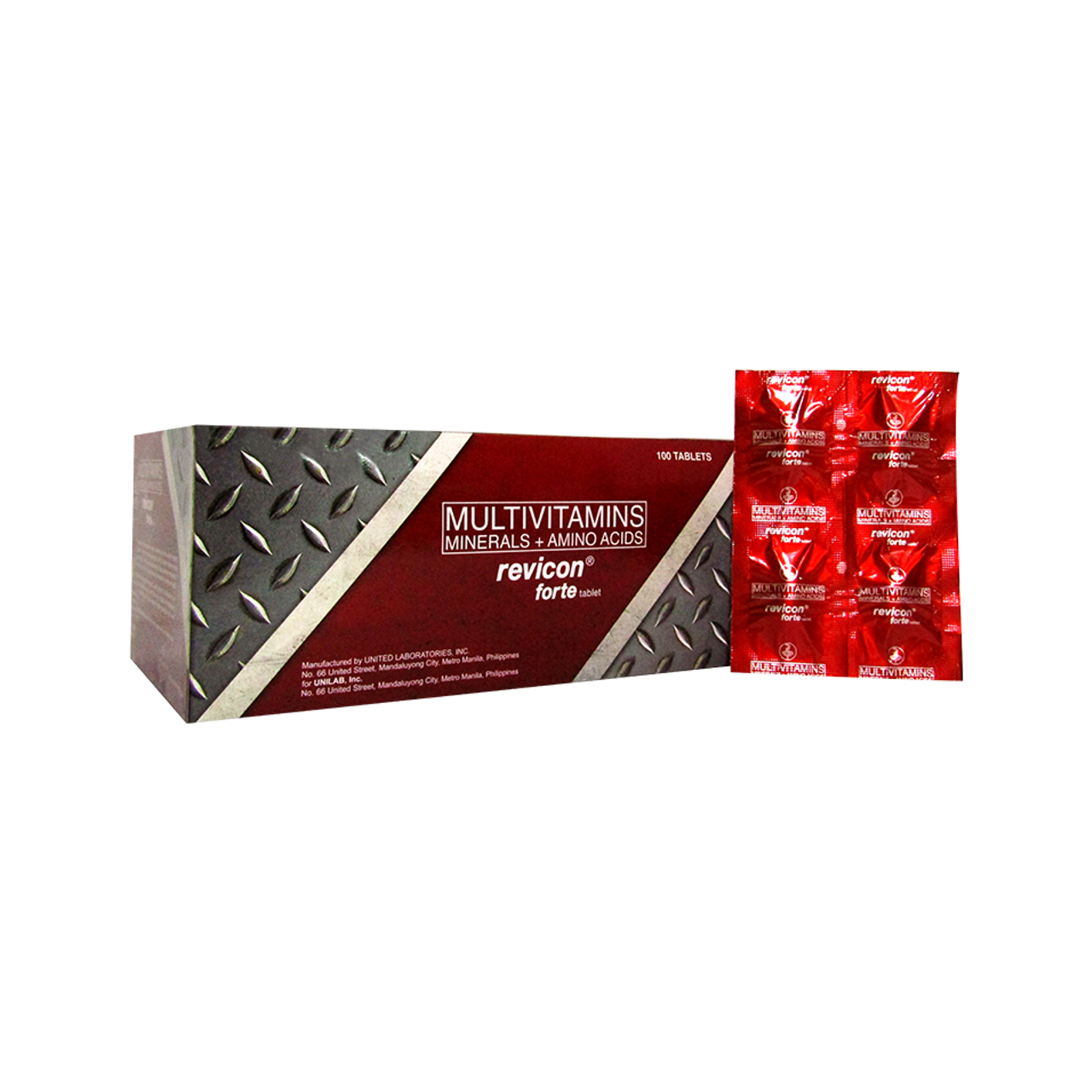 REVICON Multivitamins / Minerals / Amino Acids Tablet 1's price in the ...